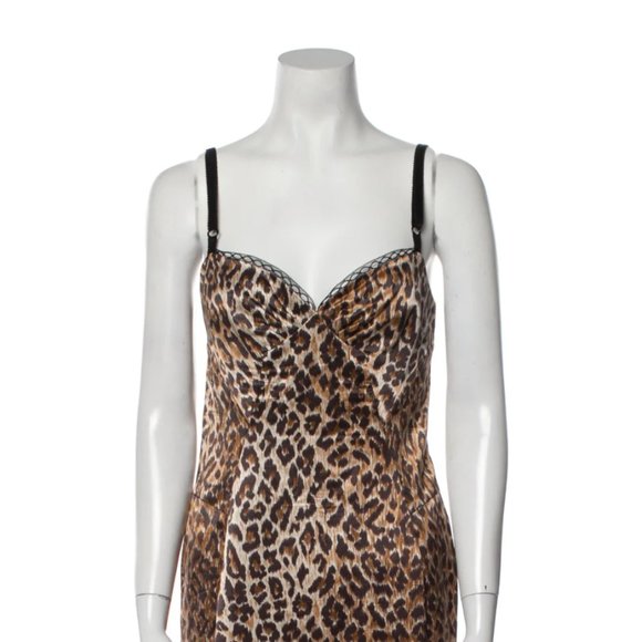 Dolce & Gabbana | Dresses | Vintage Leopard 9s 2000s Dg Dolce Gabbana ...